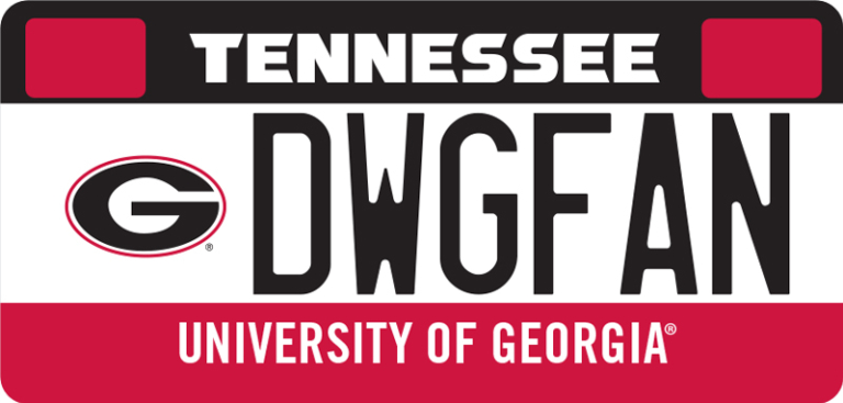 UGA License Plates | UGA Alumni