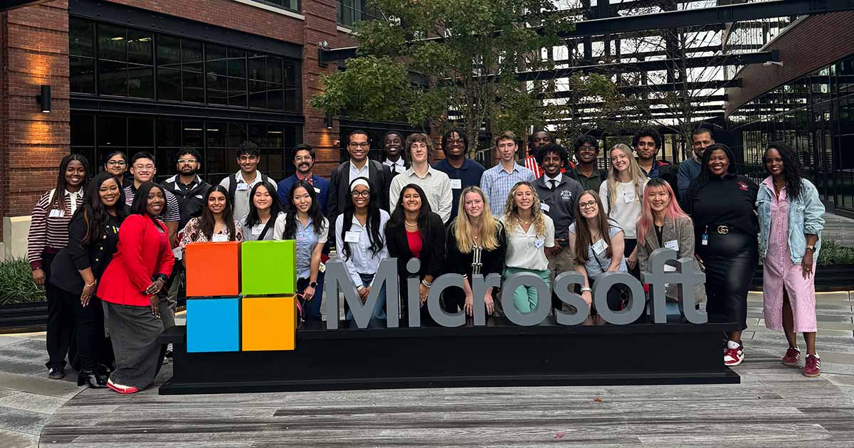 UGA Career Caravan takes students to Norfolk Southern and Microsoft - UGA Alumni