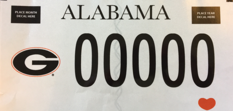 UGA License Plates & Car Tags - UGA Alumni