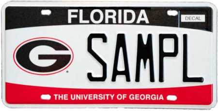 UGA License Plates & Car Tags - UGA Alumni