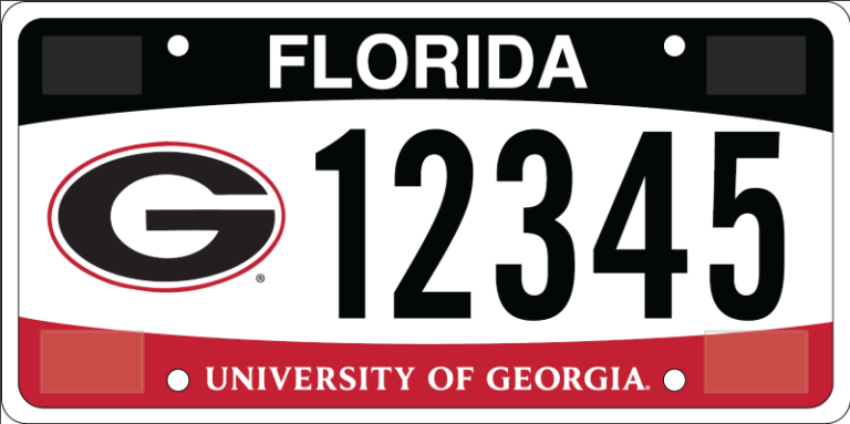 UGA License Plates | UGA Alumni