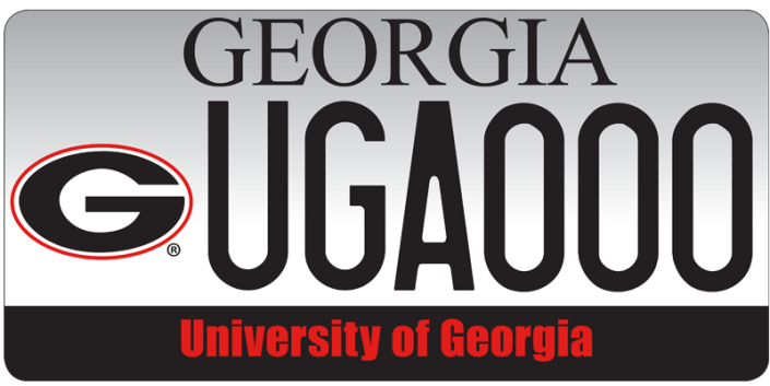 UGA License Plates | UGA Alumni