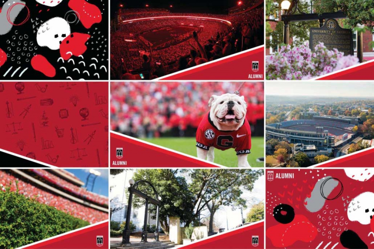 UGA Zoom backgrounds to enhance your WFH life